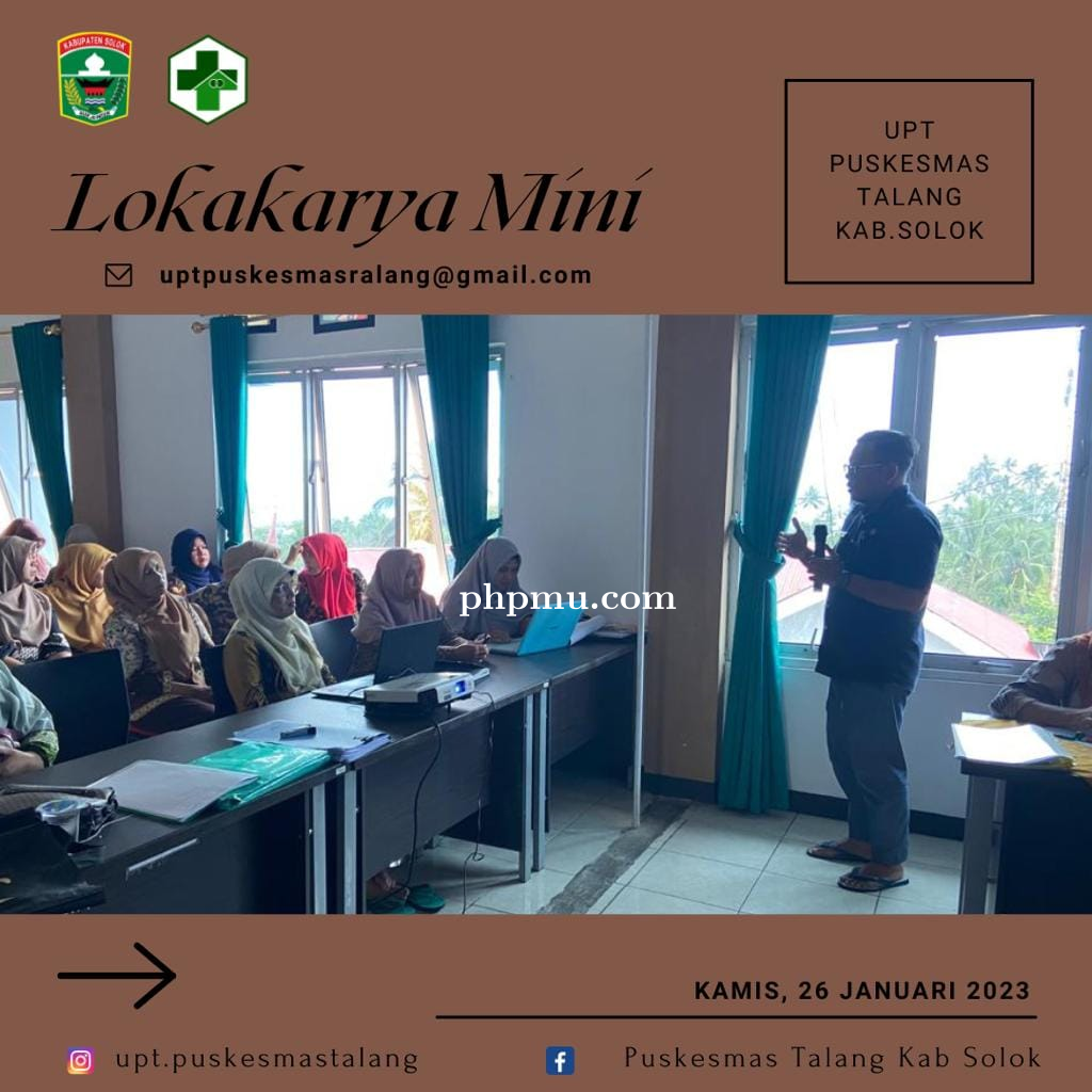 Lokakarya Mini UPT Puskesmas Talang